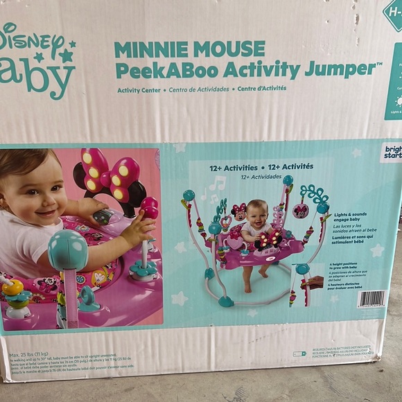 Other | Minnie Mouse Activity Jumper | Poshmark